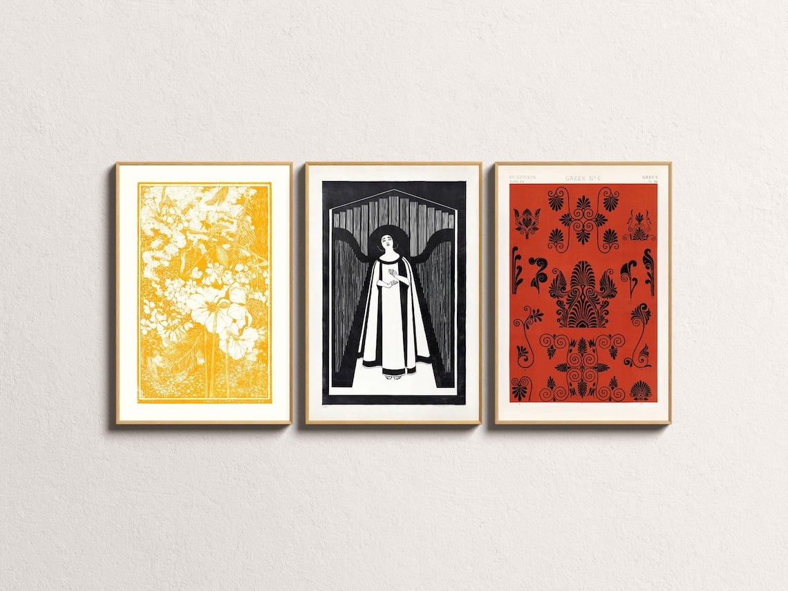 UNFFRAMED Eclectic Gallery Wall Set Posters, Maximalist Decor, Curated ...