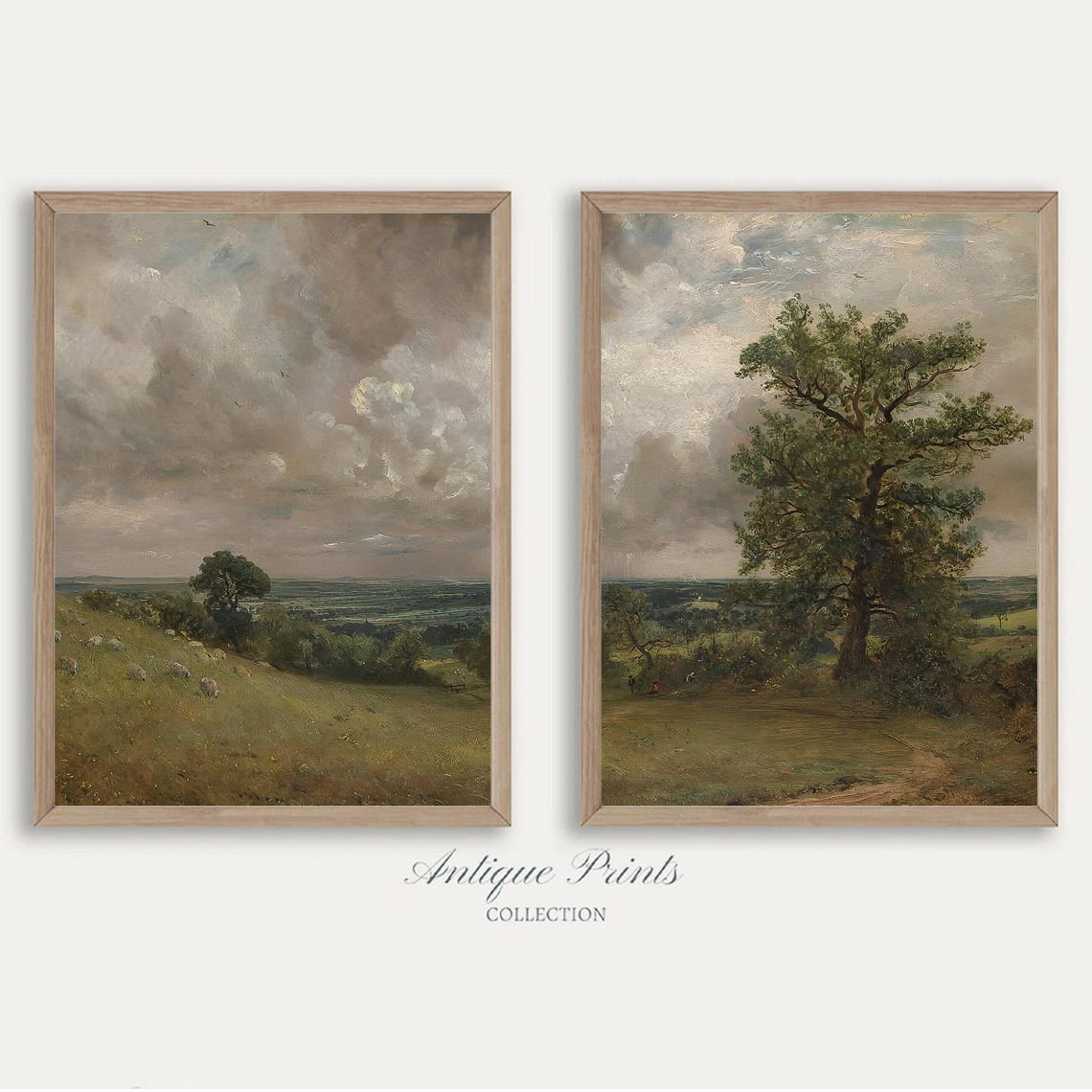 UNFFRAMED Moody Country, Landscape Set Split Poster, Countryside 2 ...