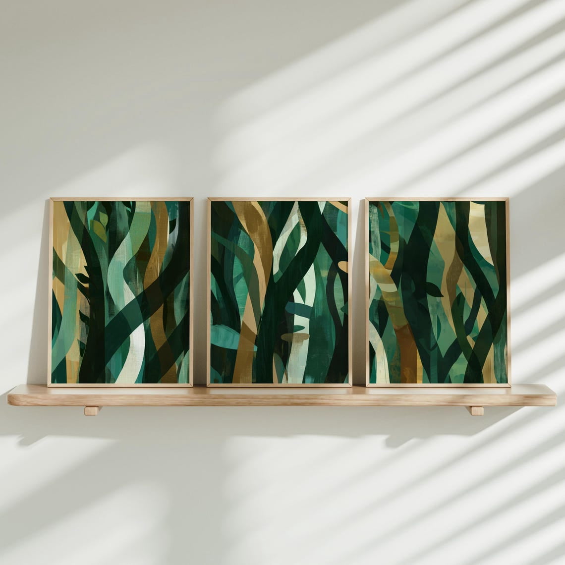 UNFFRAMED Moody Lake Forrest Vintage Art, Dark Cottage Core Posters ...