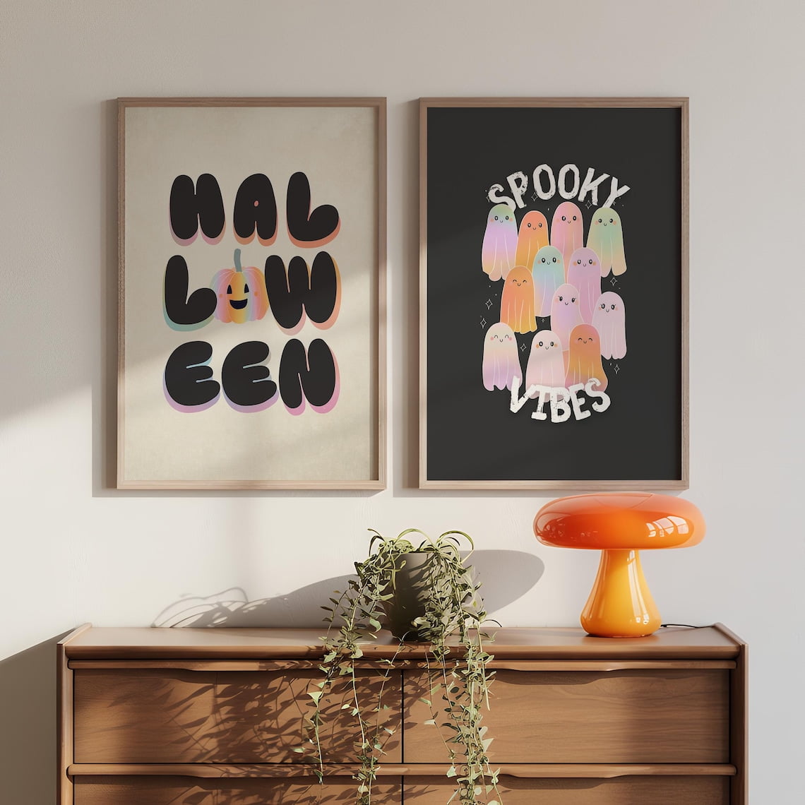 UNFFRAMED Poster Set Of 2 Typography Wall Art Room Poster Art ...