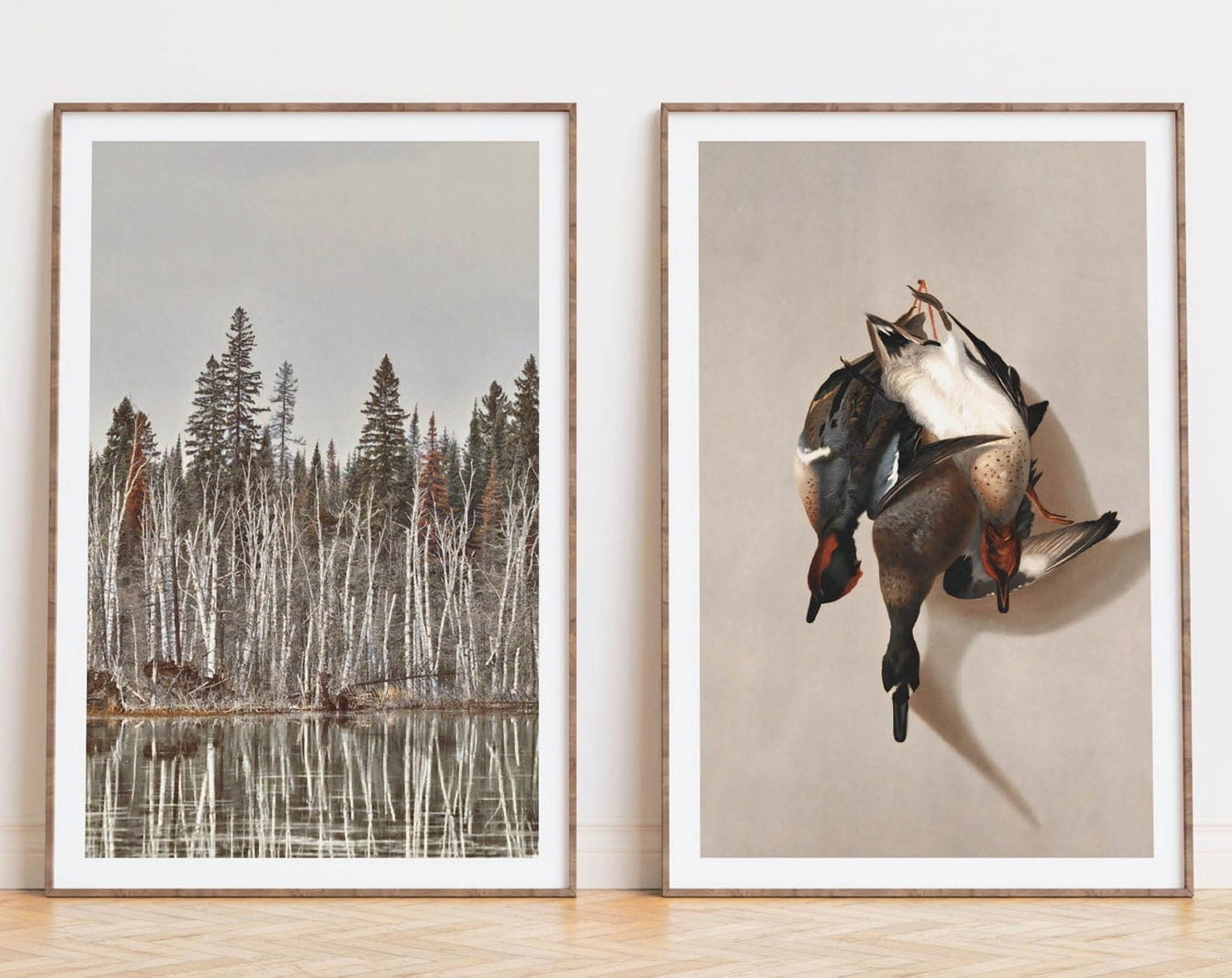 Luvia Rustic Hunting Print Set Of 2 Hunting Posters Vintage Hunting ...