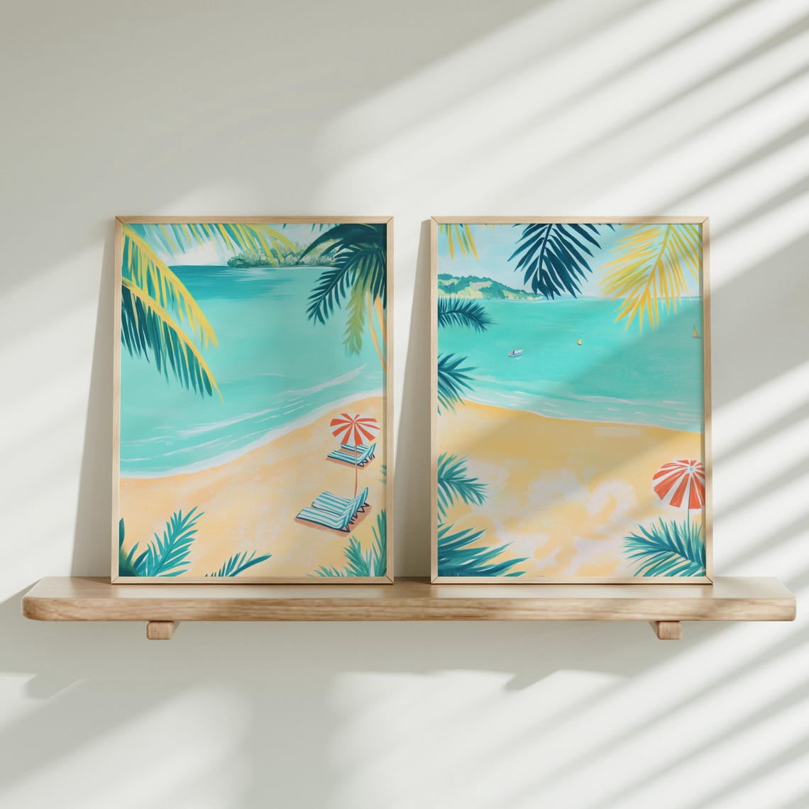 UNFFRAMED Set Posters, Trendy Beach Poster, Beach House Decor, Trendy ...