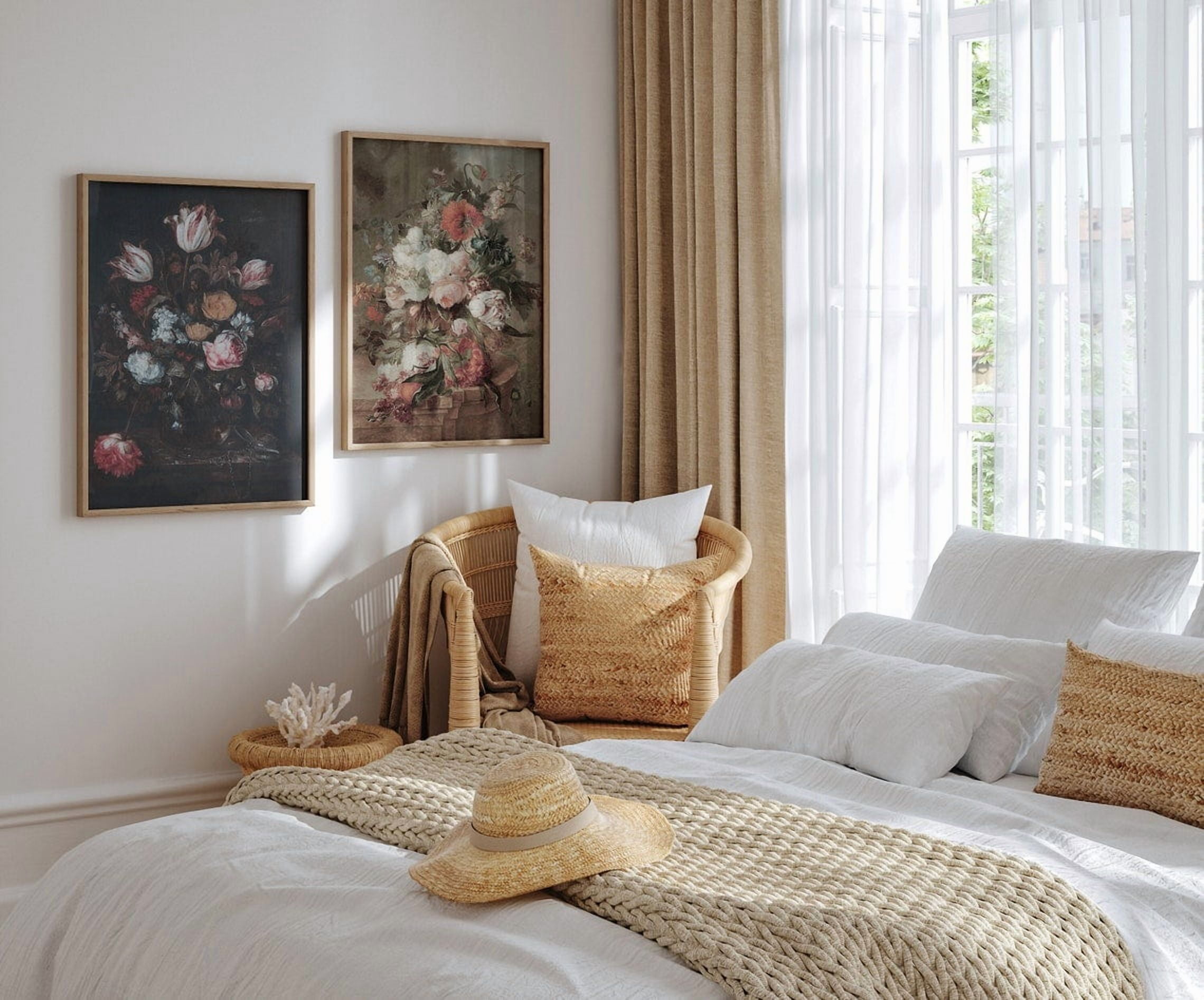 UNFFRAMED Vintage Flower Prints, Coquette Prints, Prints, Flower Wall ...