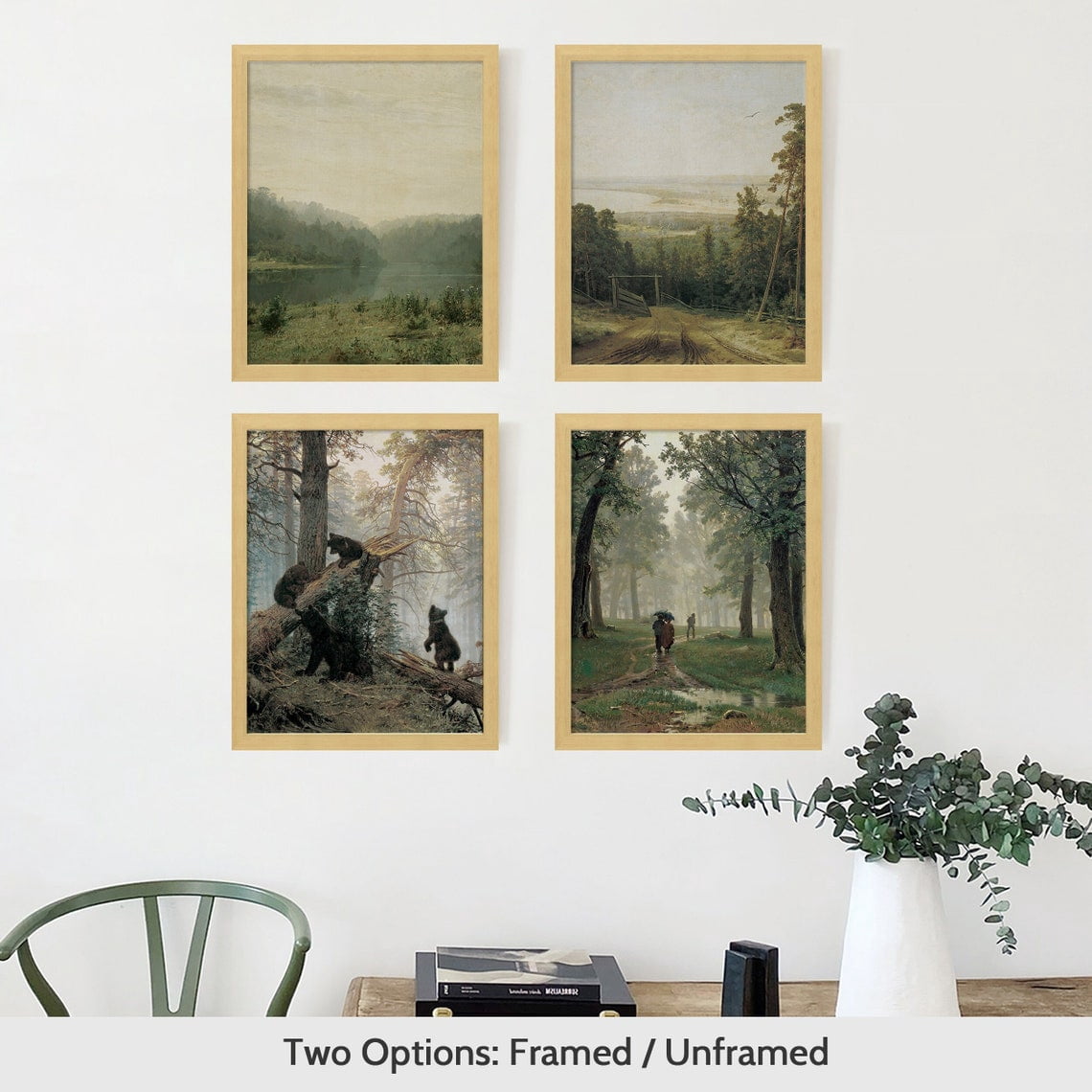 UNFFRAMED Vintage Posters, Gallery Wall Art Prints Set, Vintage ...
