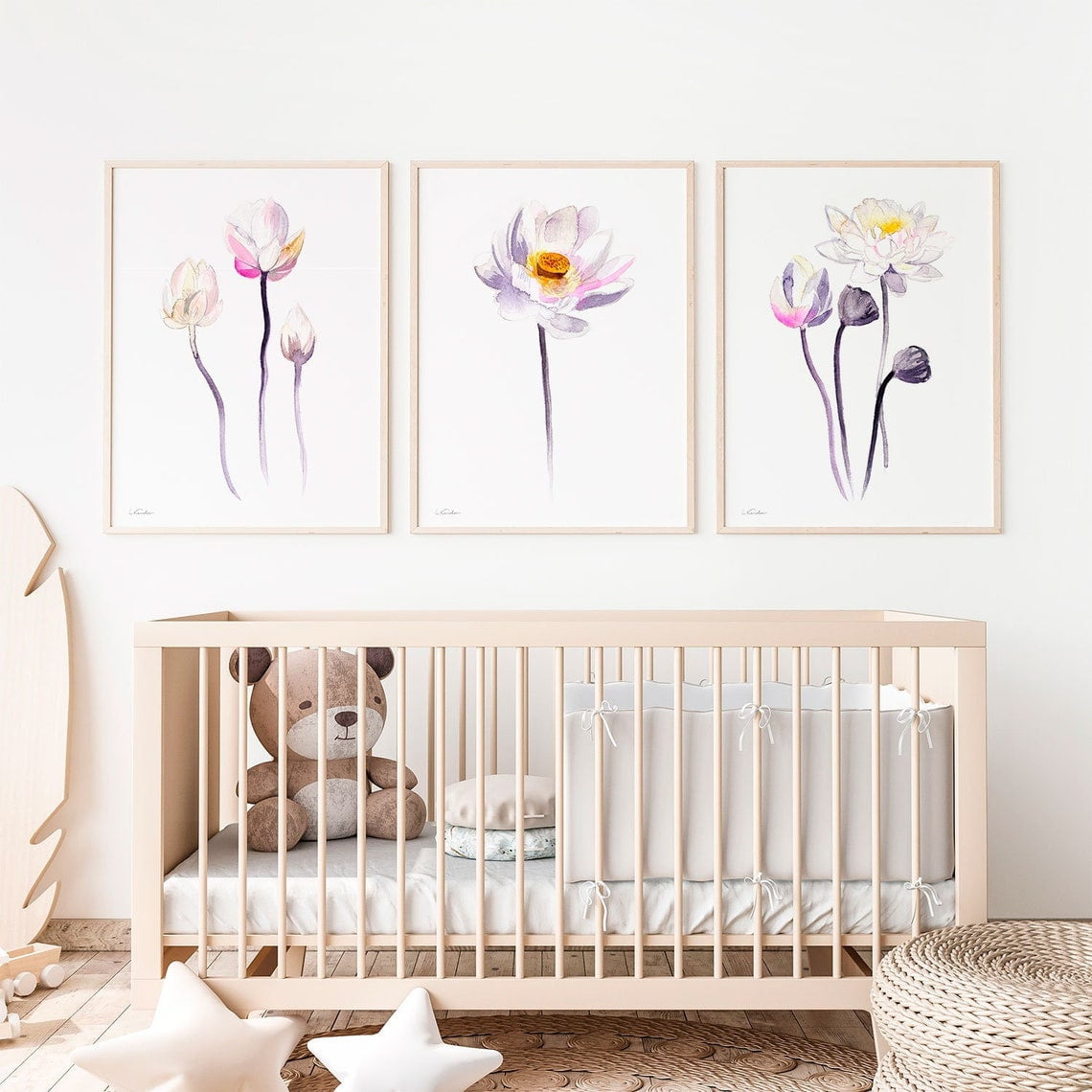 UNFFRAMED Water Lily Set Posters, Boho Art, Plant Poster, Nature ...