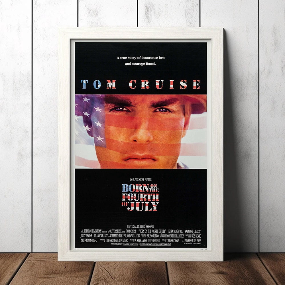 UNFRAMED PAPER POSTER Born On The Fourth Of July (1989) Classic Movie ...