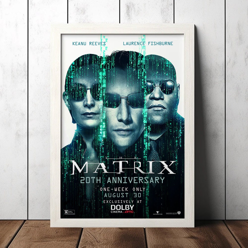 UNFRAMED PAPER POSTER The Matrix (1999) Classic Movie Poster - Film Fan ...