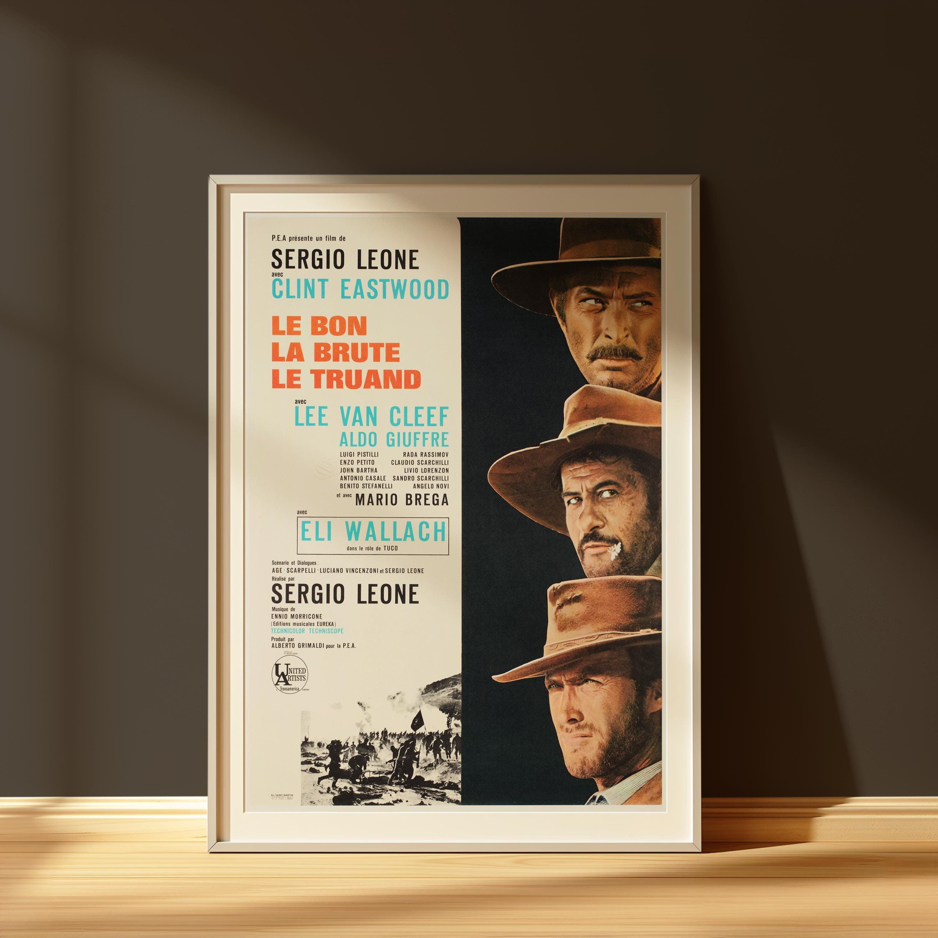 UNFRAMED The Good the Bad and the Ugly Movie Poster French The Good the ...