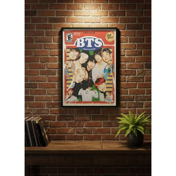 UNFRAMED Young Wild & Free BTS Reunion Poster | 2026 World Tour Decor ...