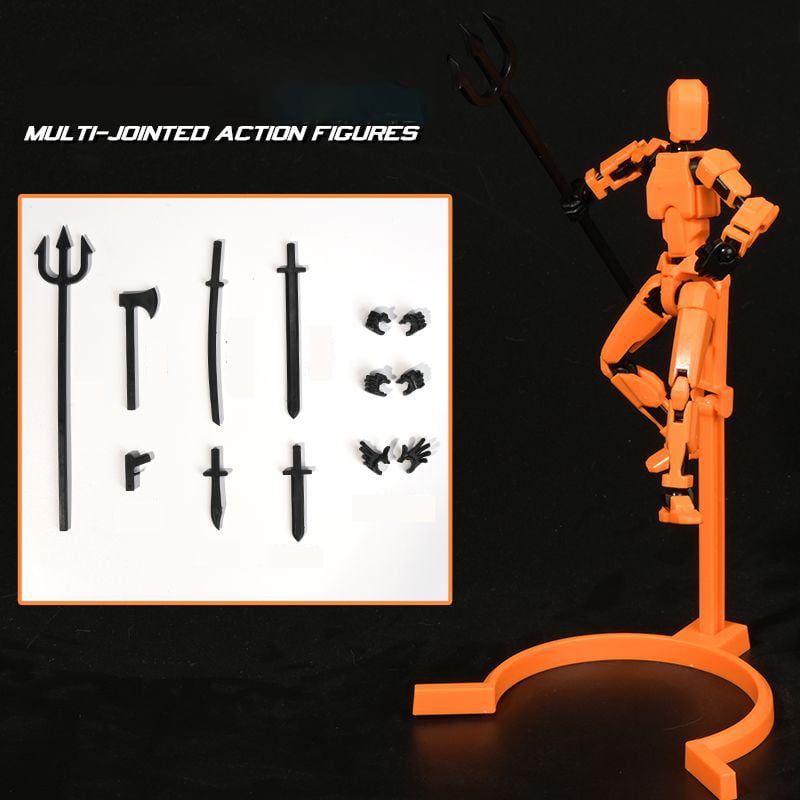 UNGH Multi-Jointed Movable Robot 3D Printed Mannequin Toy 13 Action ...