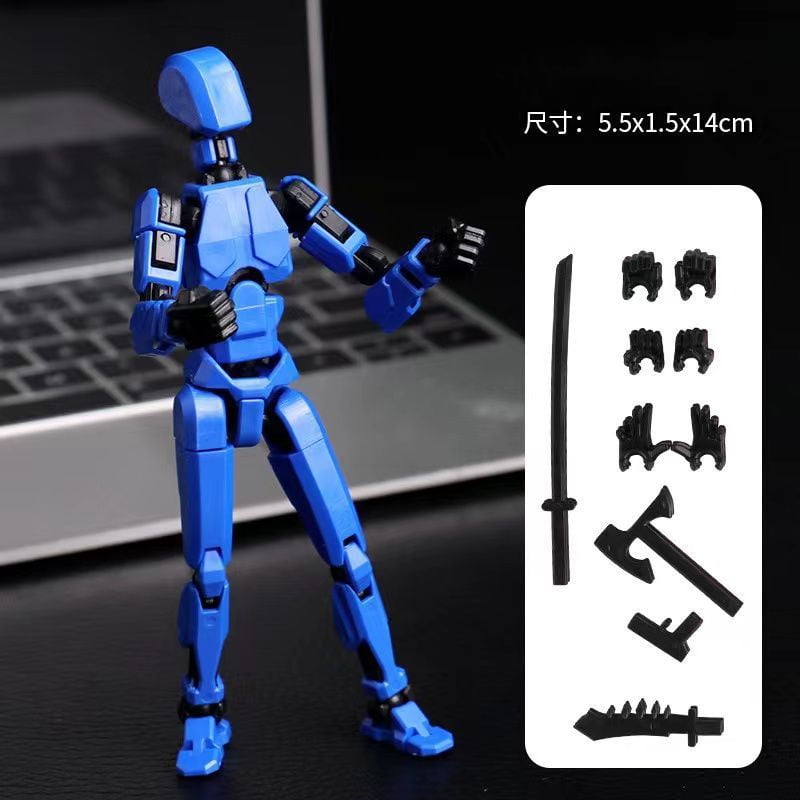 UNGH Multi-Jointed Movable Robot 3D Printed Mannequin Toy 13 Action ...