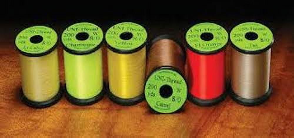 UNI 8/0 WAXED MIDGE THREAD RED - Fly Tying - Walmart.com