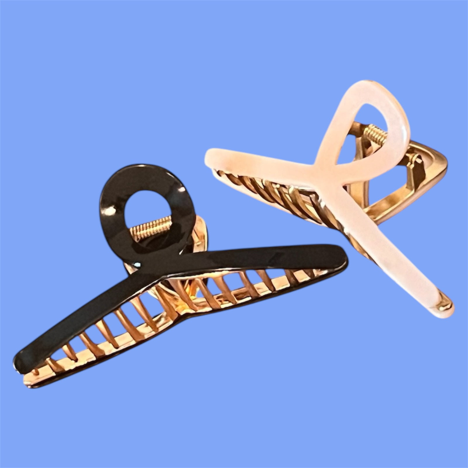 UNI Large Claws Clip-Metal Hair Clips for Women-Gold Claw Clip for ...