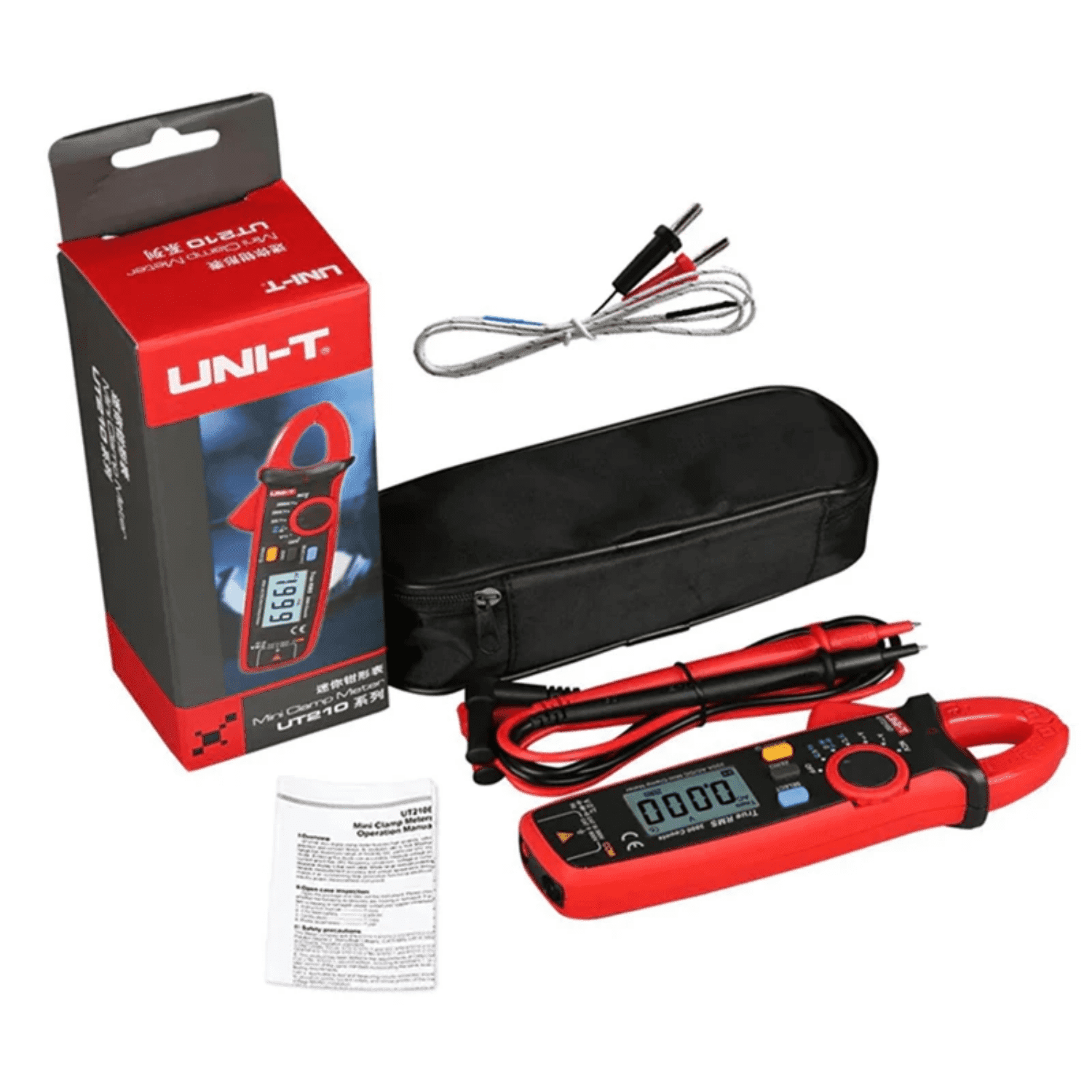 UNI-T Clamp Meter Digital AC Current Mini Clamp Multimeter True RMS ...