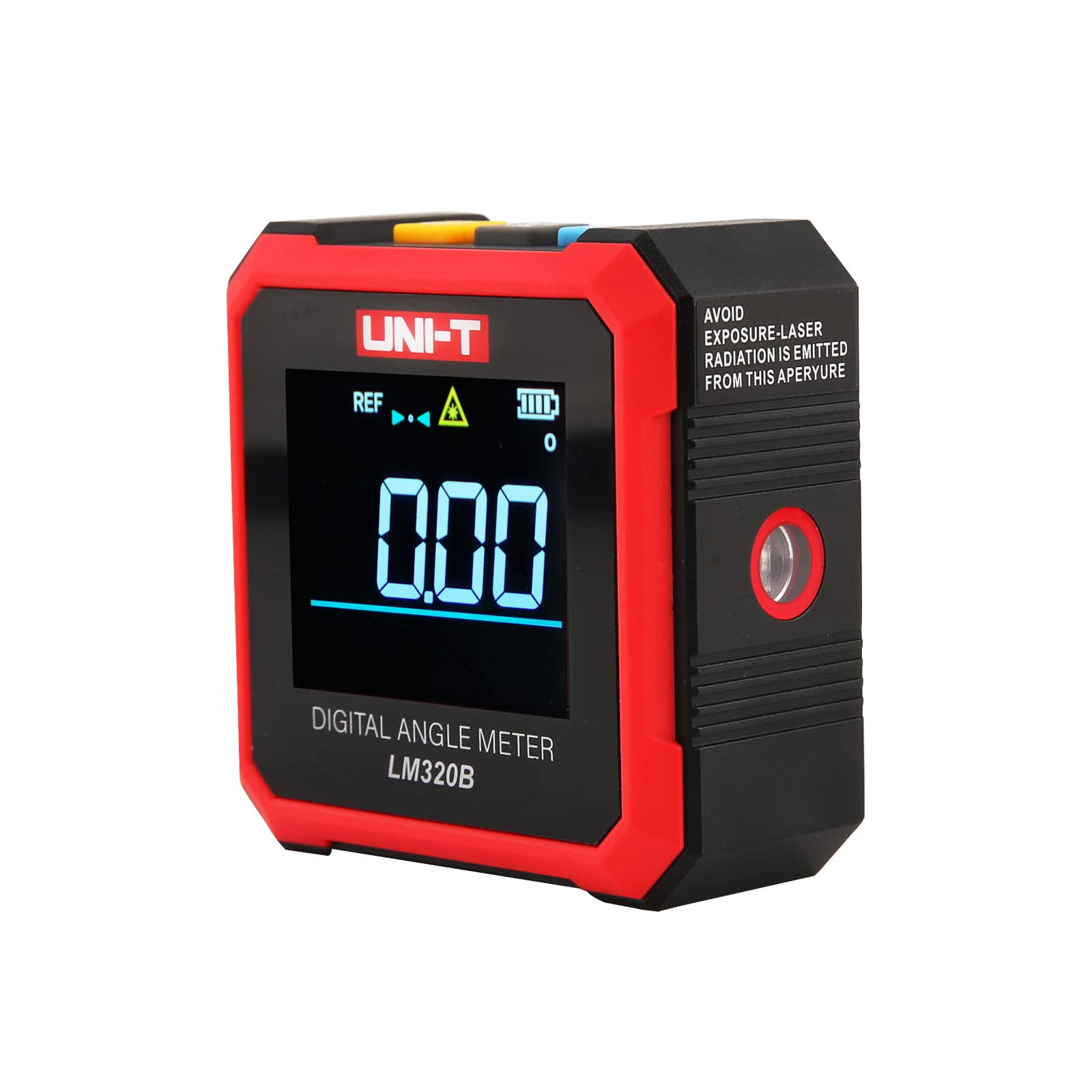 UNI-T Digital Angle Finder Magnetic Angle Cube Gauge LM320B, Rechargeable Digital Inclinometer ...