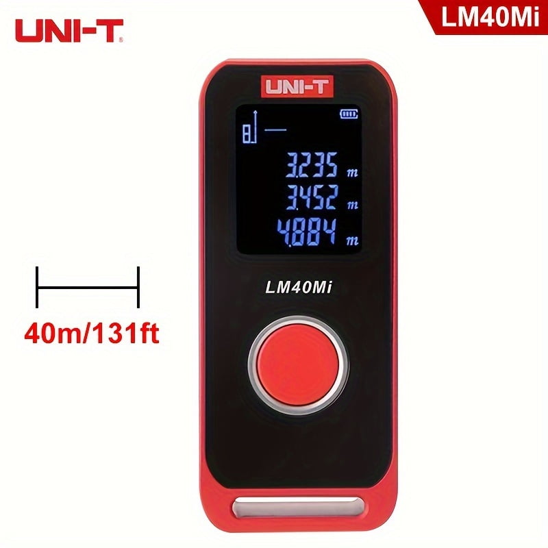 UNI-T Mini Laser Rangefinder Digital Laser Distance Meter Rechargeable ...
