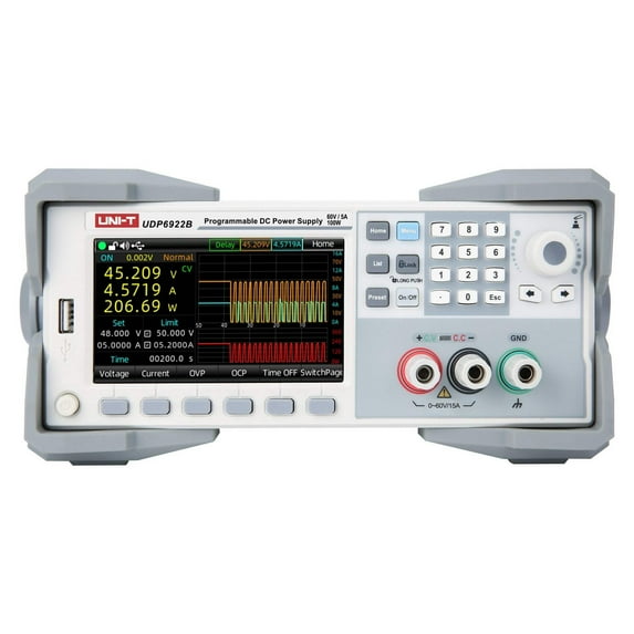 UNI-T UDP6922B 1Ch 100W DC Switching Power Supply 60V/5A 1mV/0.1mA 4.5 ...