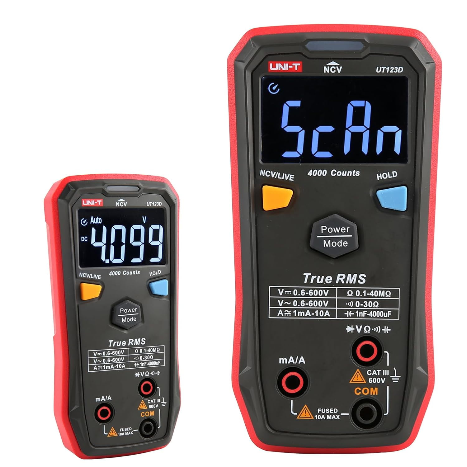 UNI-T UT123D Mini Portable Digital Multimeter Household Pocket Size ...