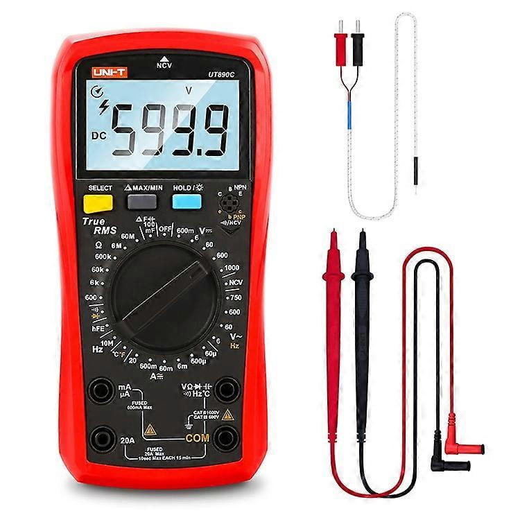 UNI-T UT890C Digital Multimeter 6000 Counts Frequency Temperature NCV ...