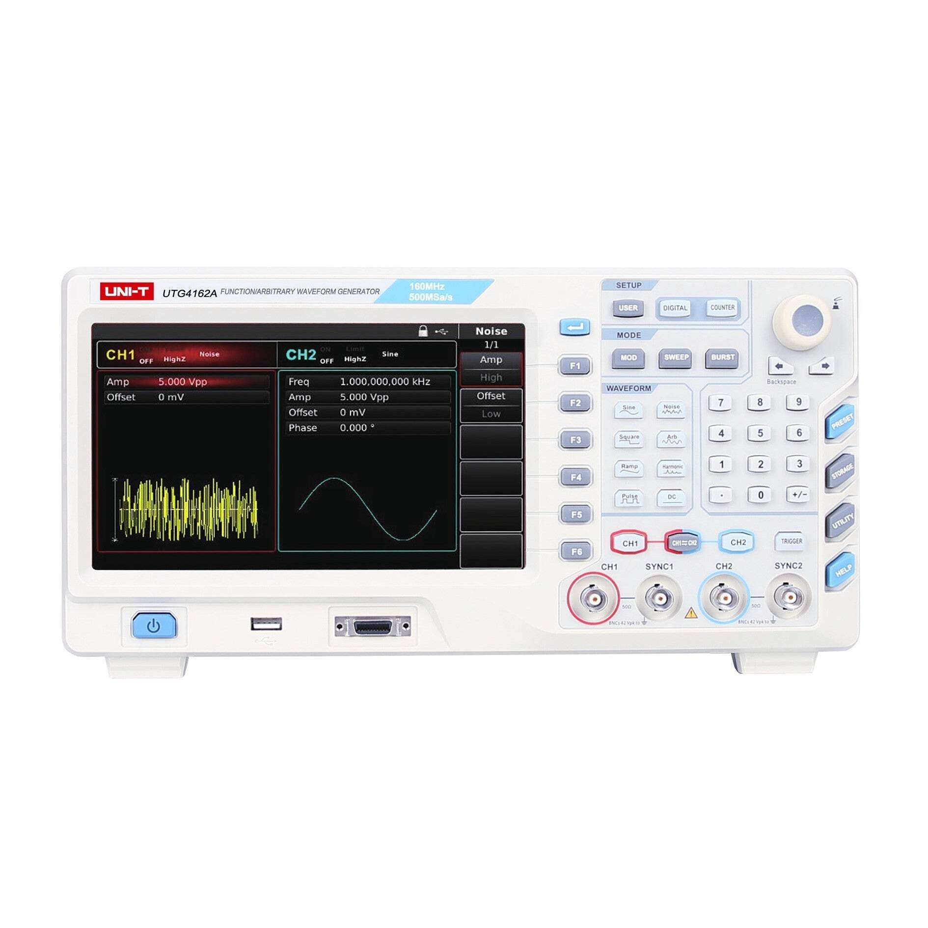 UNI-T UTG4202A 200MHz 2Ch Performance-Series Arbitrary Waveform ...