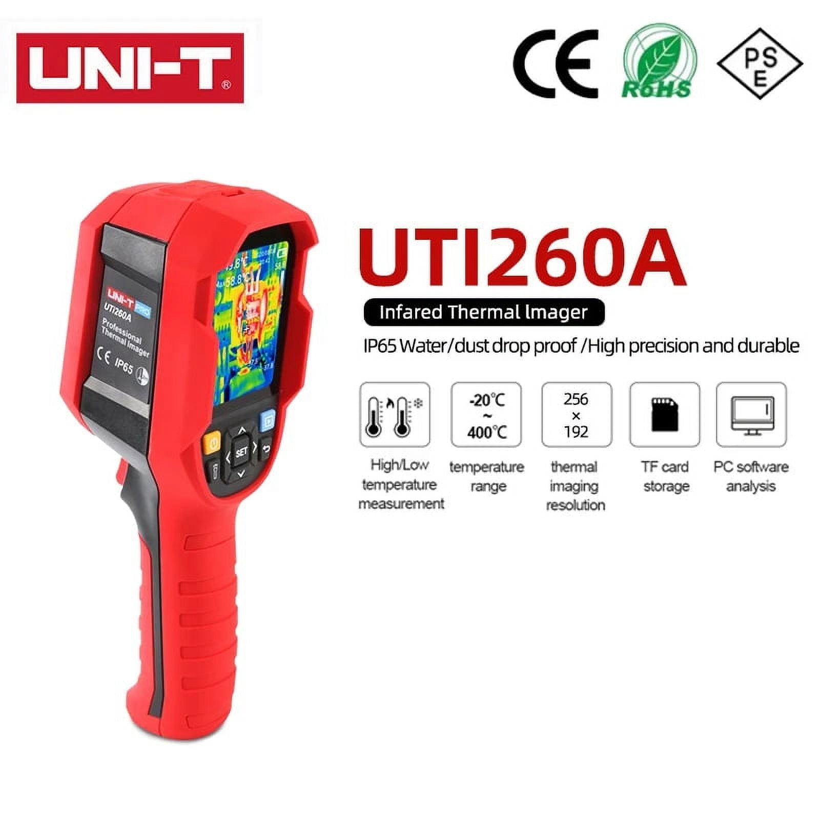 UNI-T UTi260A Digital Infrared Thermal Imager Thermometer LED Water ...