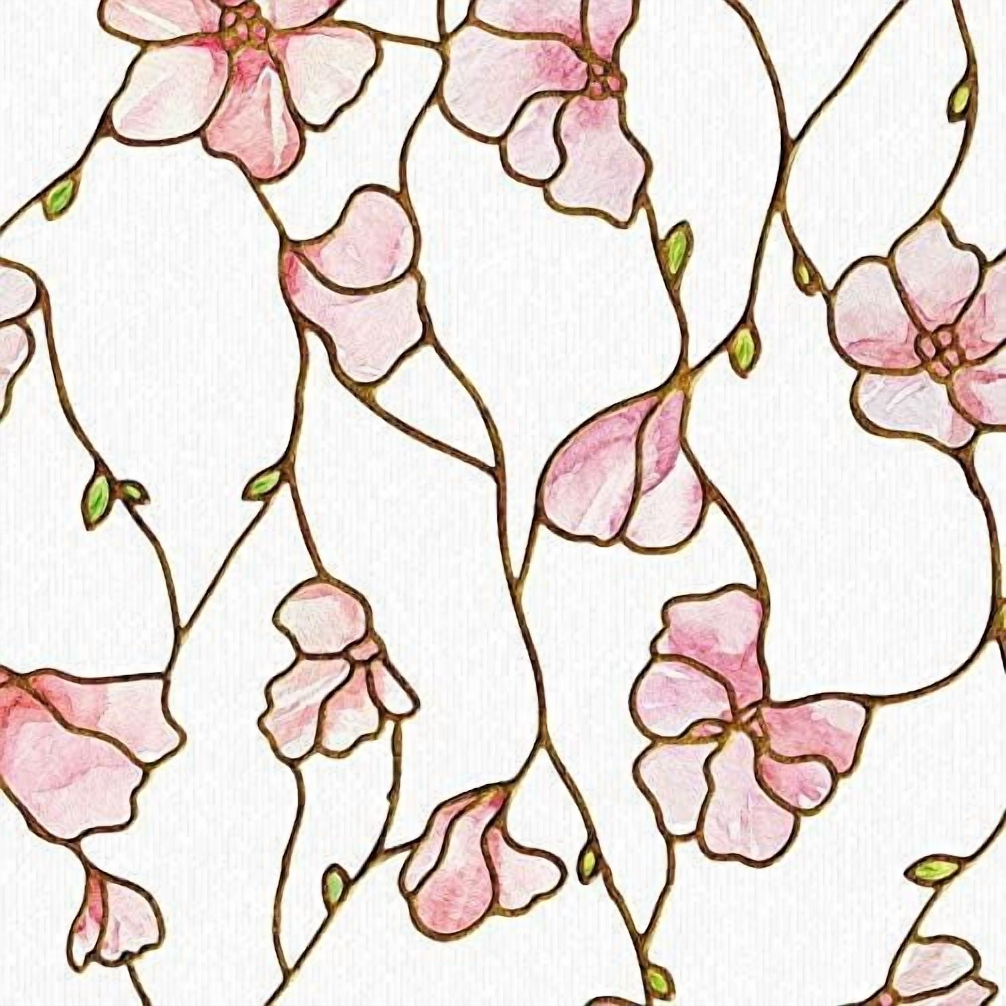 UNI Window Film Static Clings Non Adhesive 3D Stained Glass Window ...
