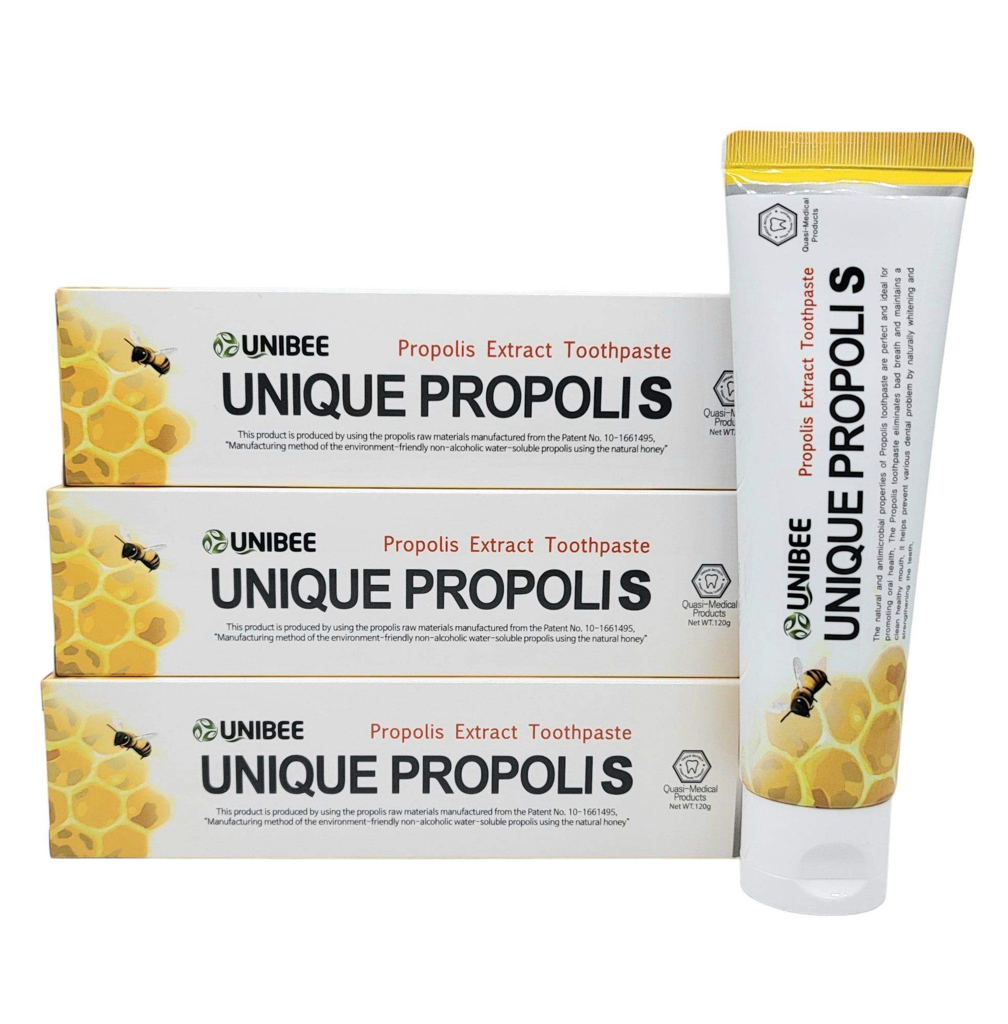 UNIBEE Propolis Toothpaste - Water Soluble Bee Propolis, Sensitive ...