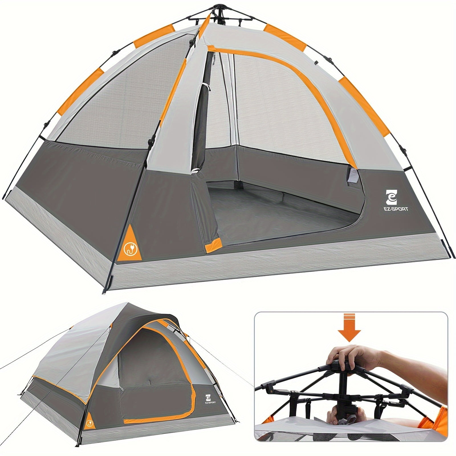 UNICAMPER Beach Tent 3 Person Sun Shelter UPF 50+ with Extended ...