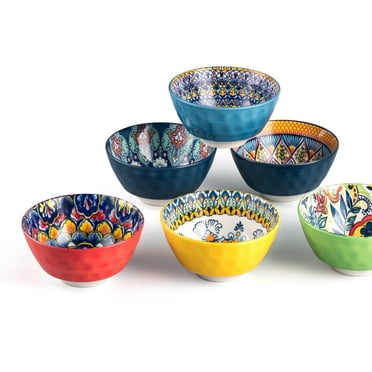 C Ceramic Appetizer Bowls Set Of 4 Small Serving Dishes For Snacks ...