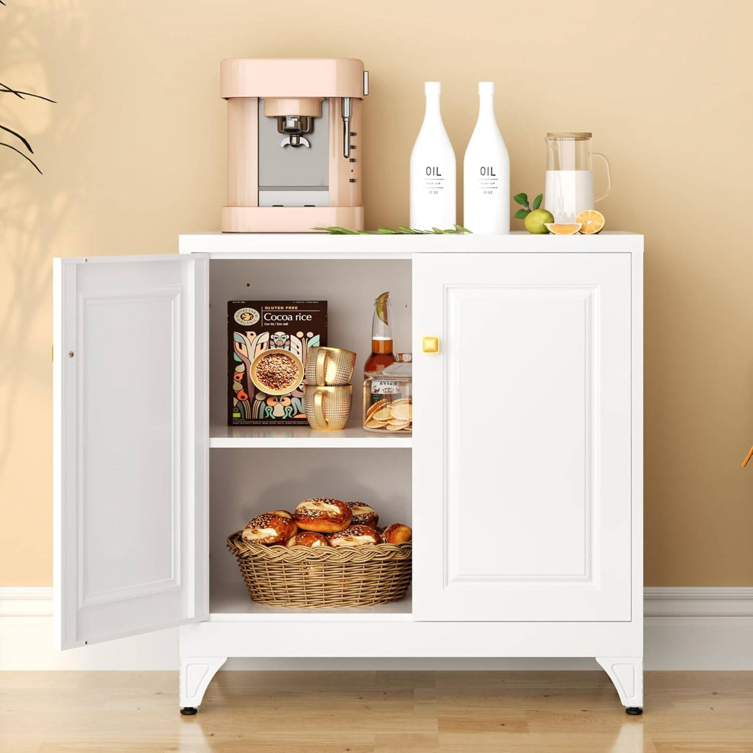UNICOLY Sideboard Buffet Cabinet, 33" H Sideboard Buffet Storage ...