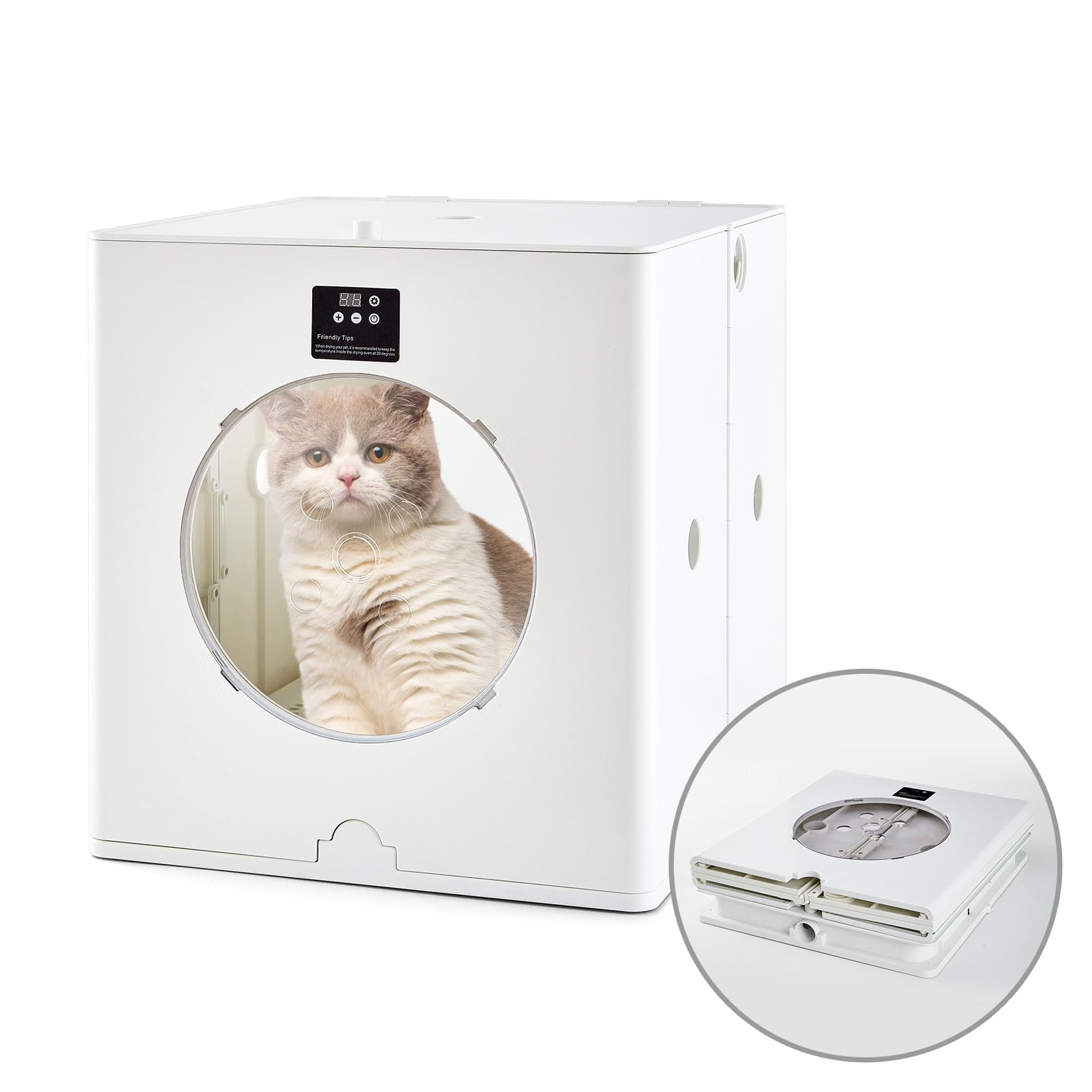 UNICOO® 88L Automatic Pet Collapsible Foldable Dryer Box with Smart ...