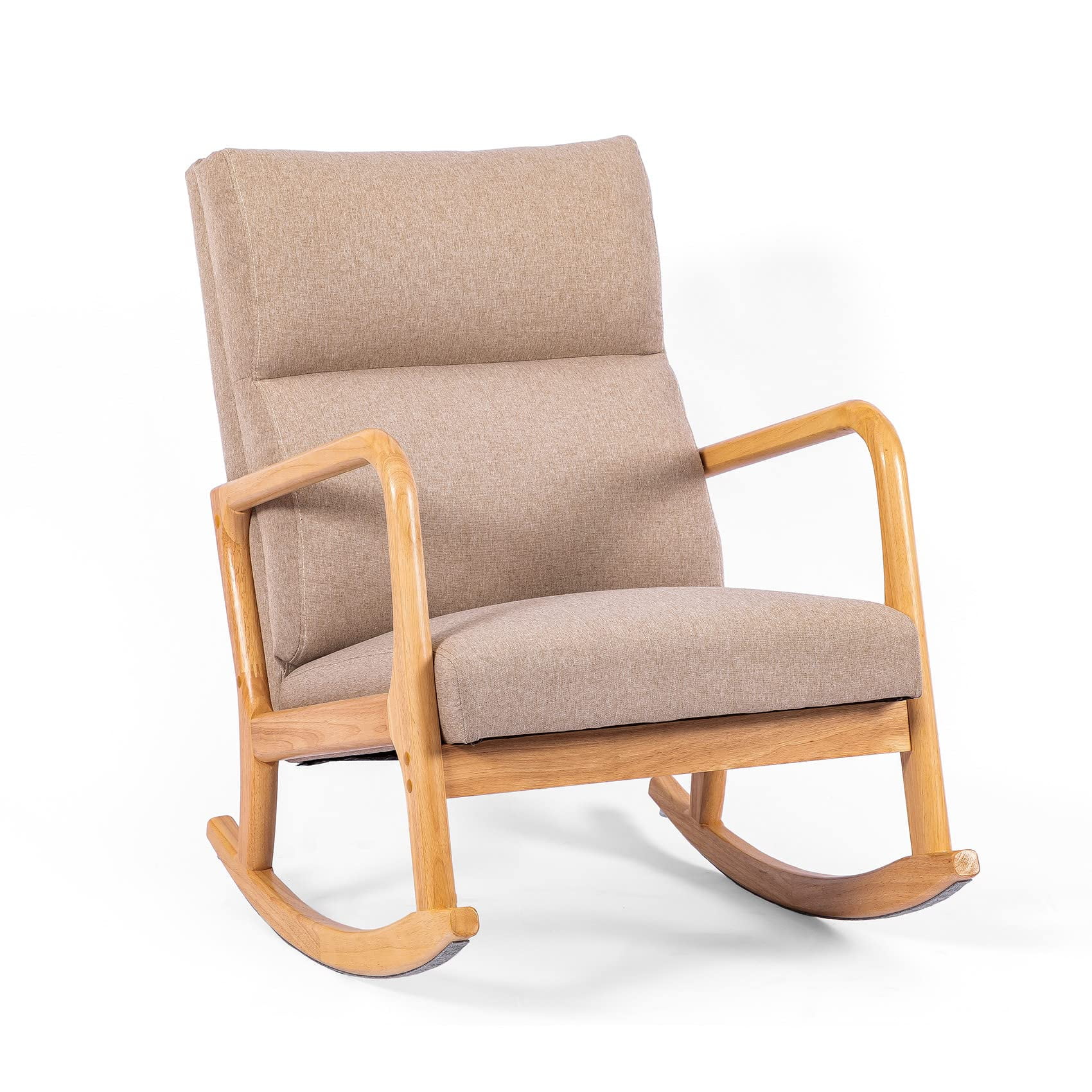 UNICOO® Accent Rocking Chair, Fabric Living Room Rocking Chair, Glider ...