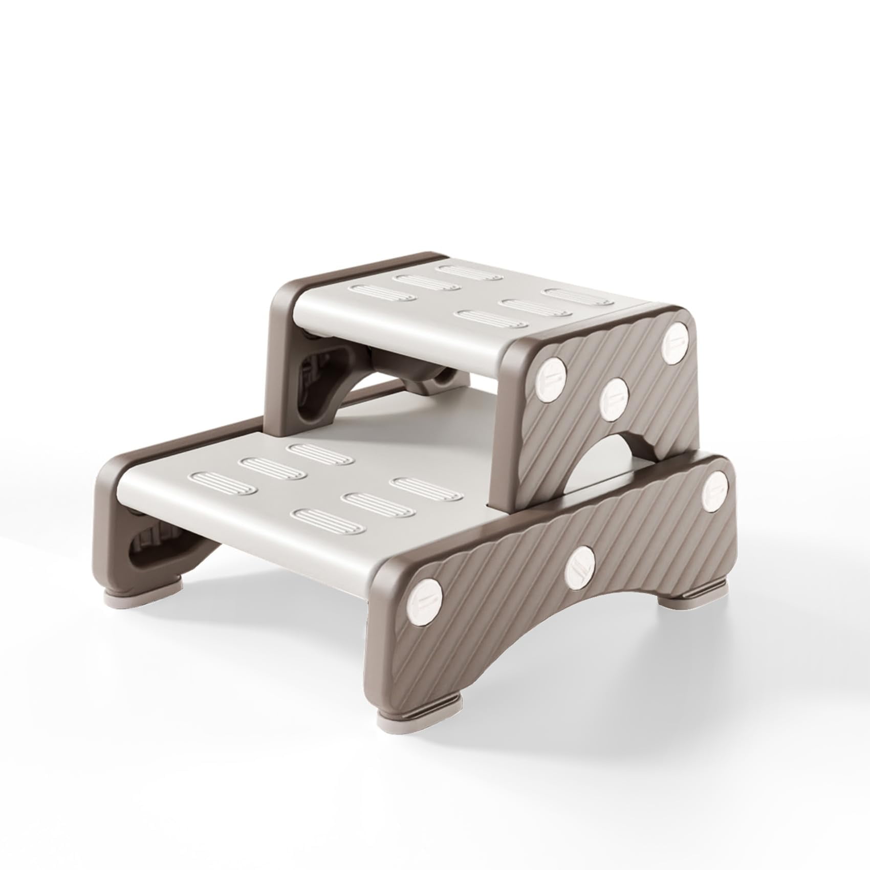 UNICOO® Children's 2-Tier Stackable Step Stool, Toddler Learning Stool ...