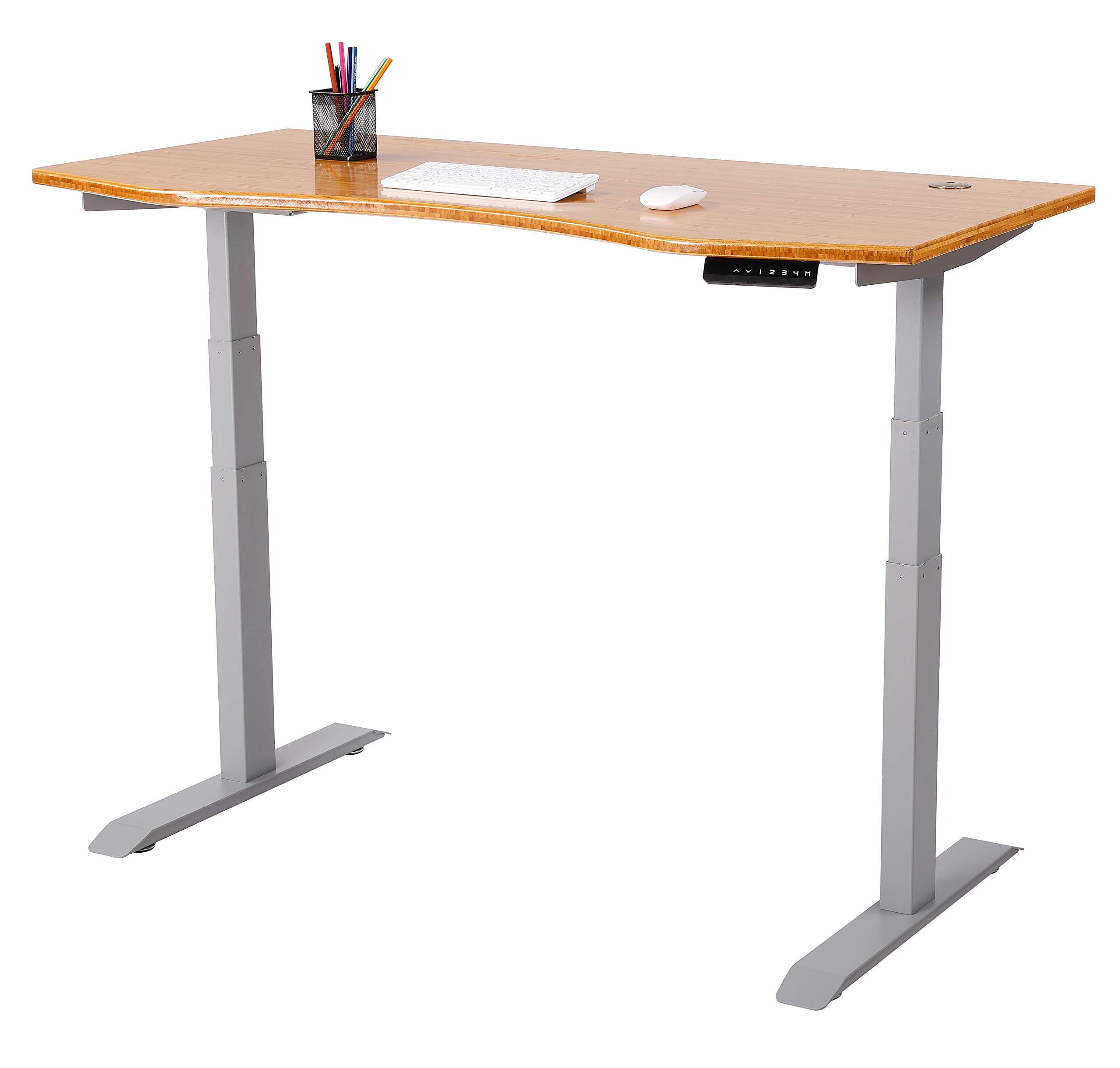 UNICOO® Electric Stand Up Desk Dual Motor, 3 Stage Up Lifting Legs with ...