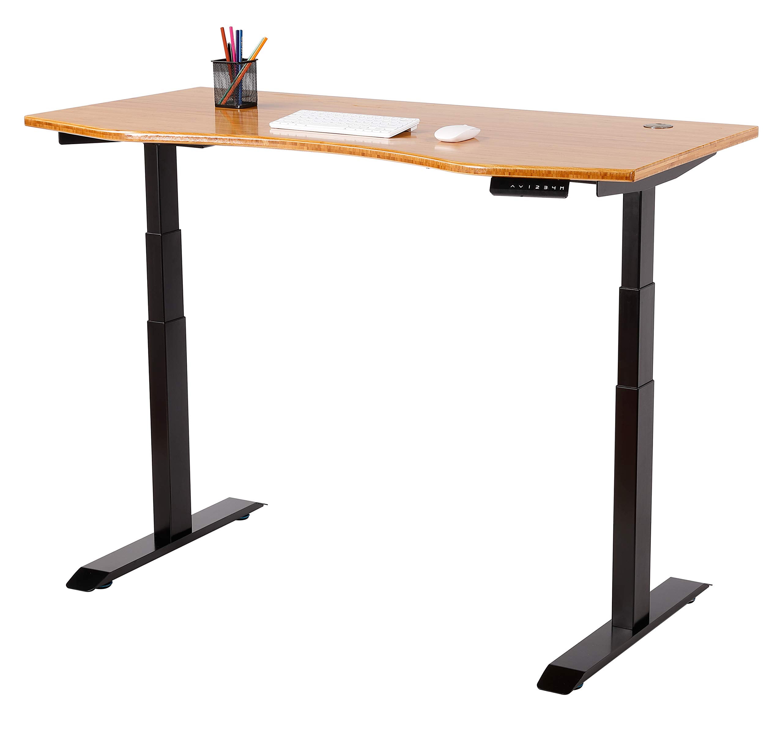 UNICOO® Electric Stand Up Desk Dual Motor, 3 Stage Up Lifting Legs with ...