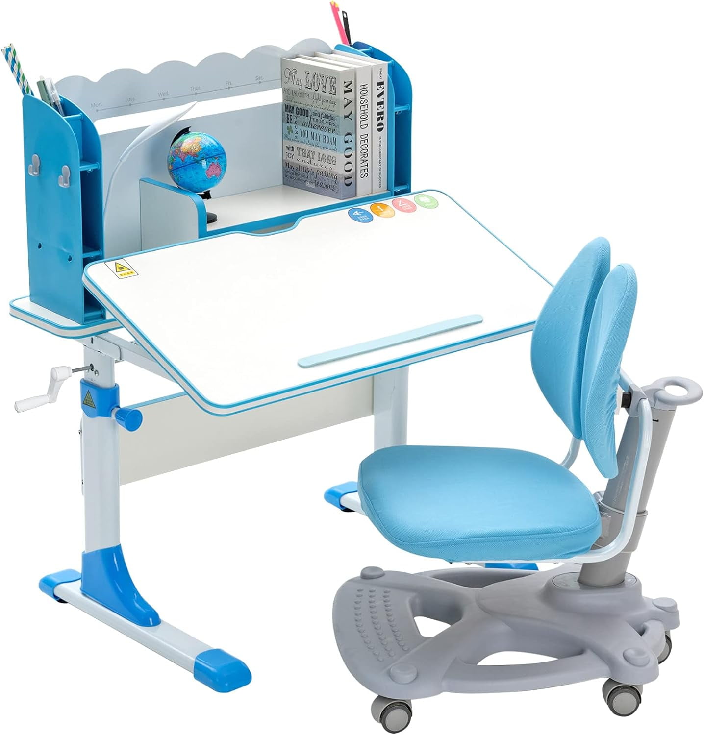 UNICOO® - Kids Desk with Chair Set, Height Adjustable Desk for Kids ...