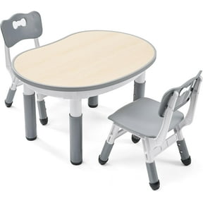 Buzz & Bloom Kids 4-Piece Wood Table Set - Walmart.com