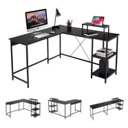 Furinno Turn-N-Tube Study Office Furniture, Wood, Space Saving Corner ...