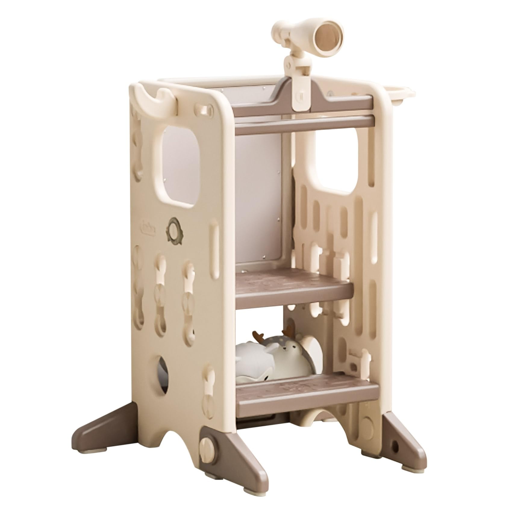 UNICOO® Montessori Toddler Tower, Kitchen Step Stool Tower with Double ...