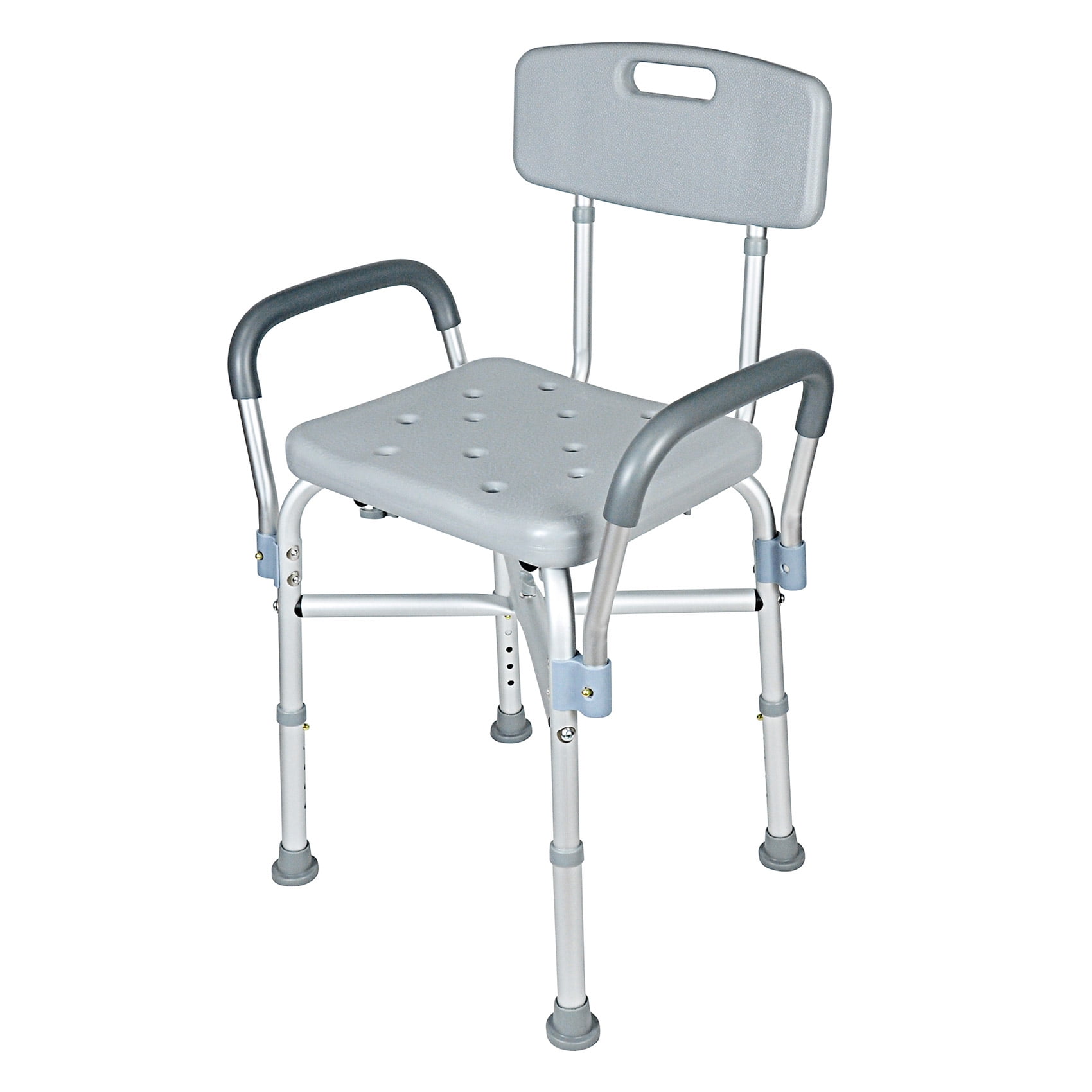UNICOO® Shower Chair with Detachable Backrest, Bath Tub Chair with Arms ...