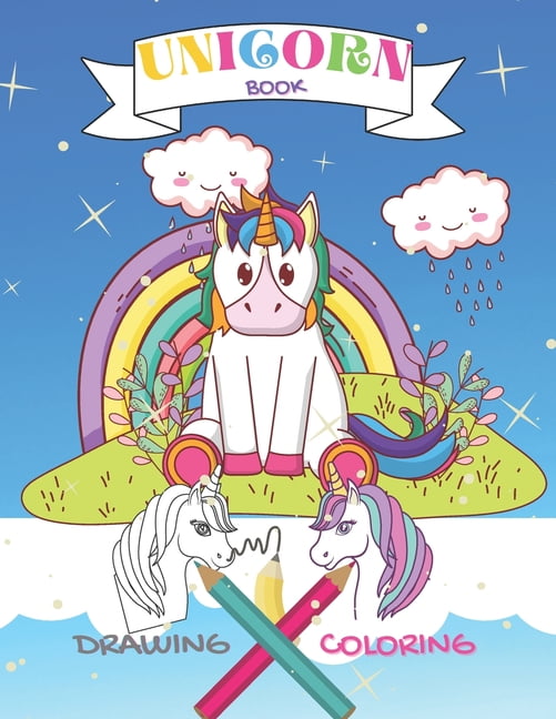 Unicorns Drawings In Color
