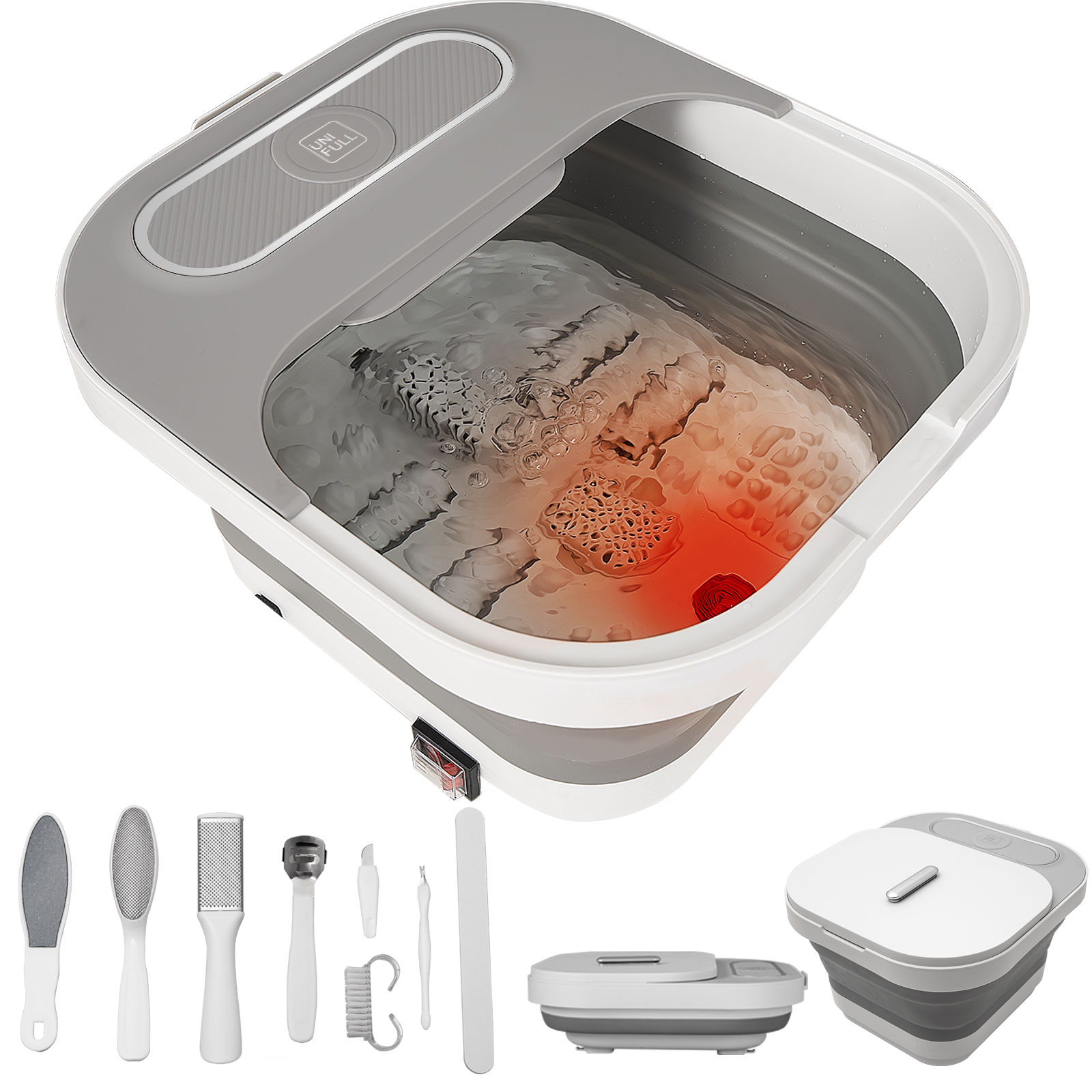 Equate Toe Touch Control Bubble Massage Foot Bath