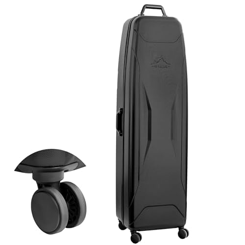 Golf Travel Bag Hard Case- 4 Multi-Directional Wheels for Airline ...