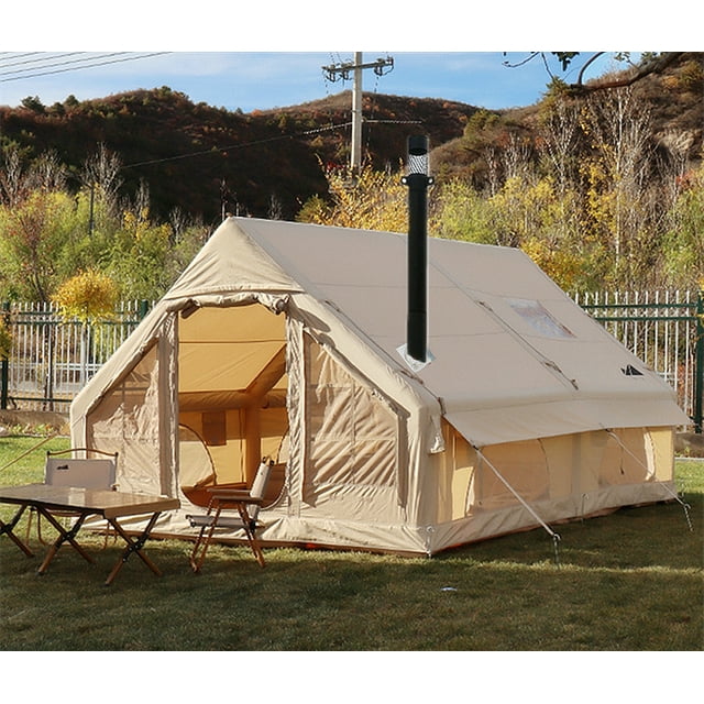UNISTRONGH 6/8-Person Inflatable Glamping Tent with Hand Pump - Walmart.com
