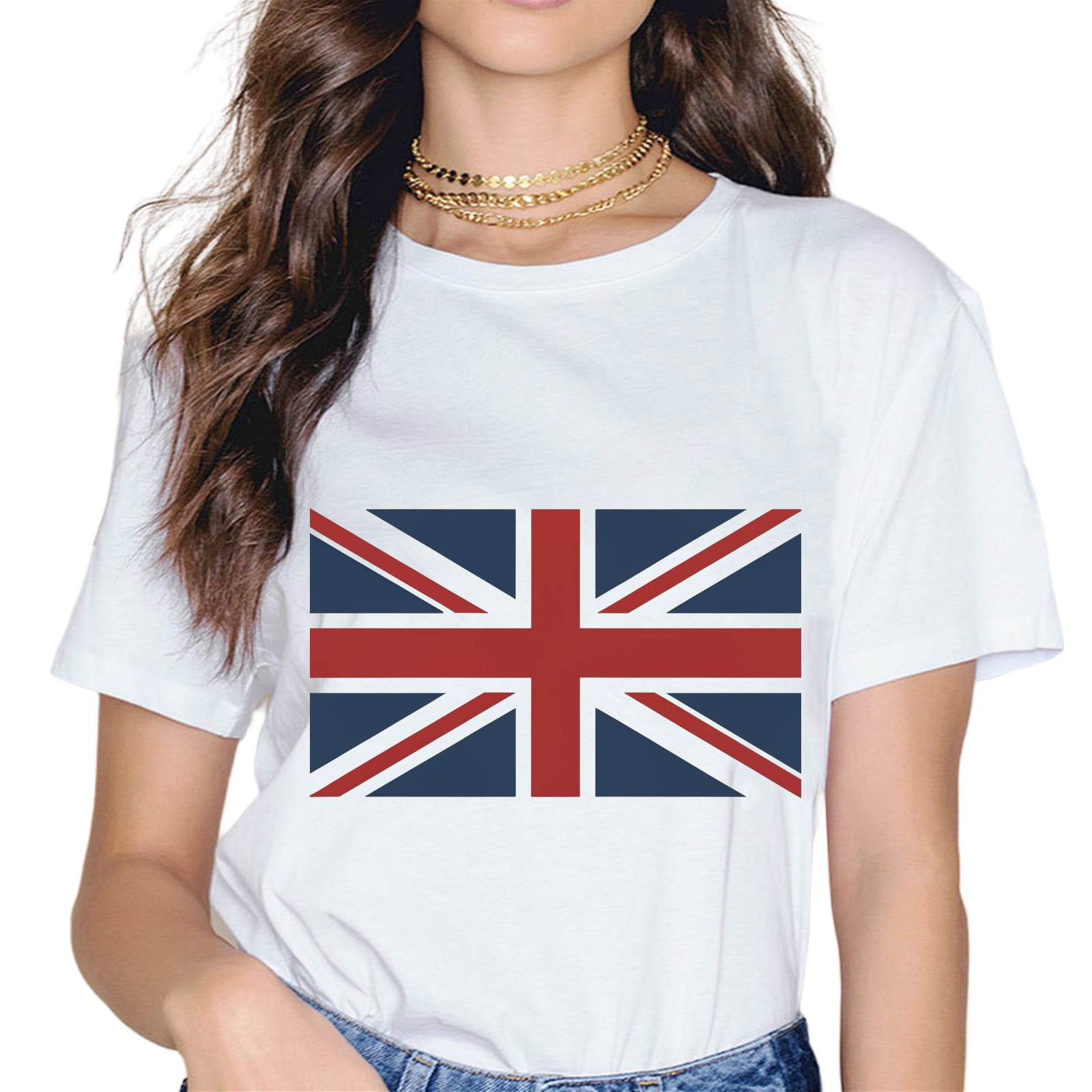 UNION JACK FLAG UNITED KINGDOM GREAT BRITAIN ENGLAND T-Shirt - Walmart.com