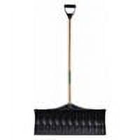 UNION TOOLS 1628600GR 30"W Poly Snow Shovel with 42" Wood Handle ...