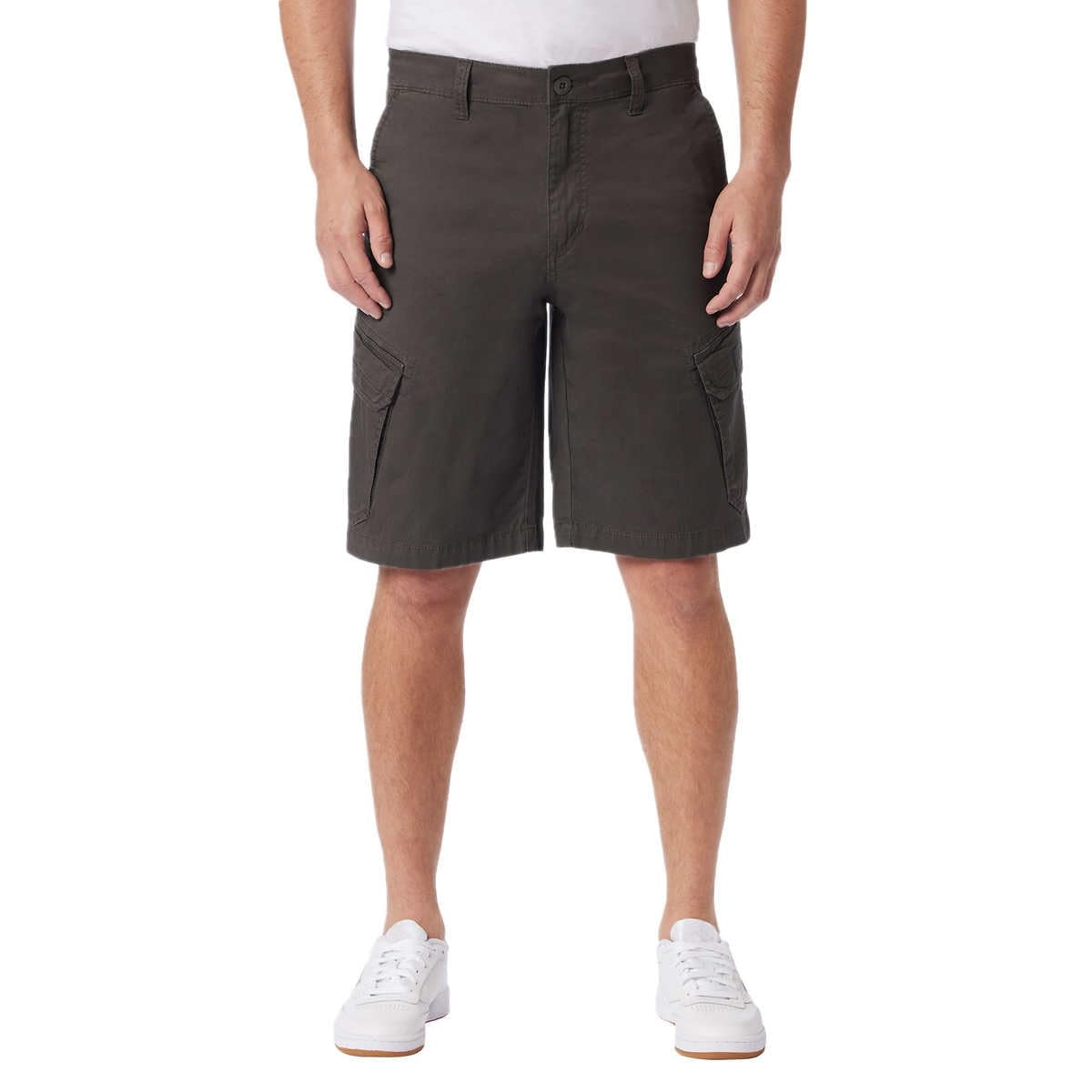 UNIONBAY Men s Oversized Cargo Pockets with Velcro Closures Short (US ...