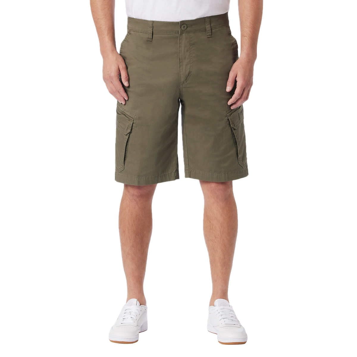 UNIONBAY Men s Oversized Cargo Pockets with Velcro Closures Short (US ...