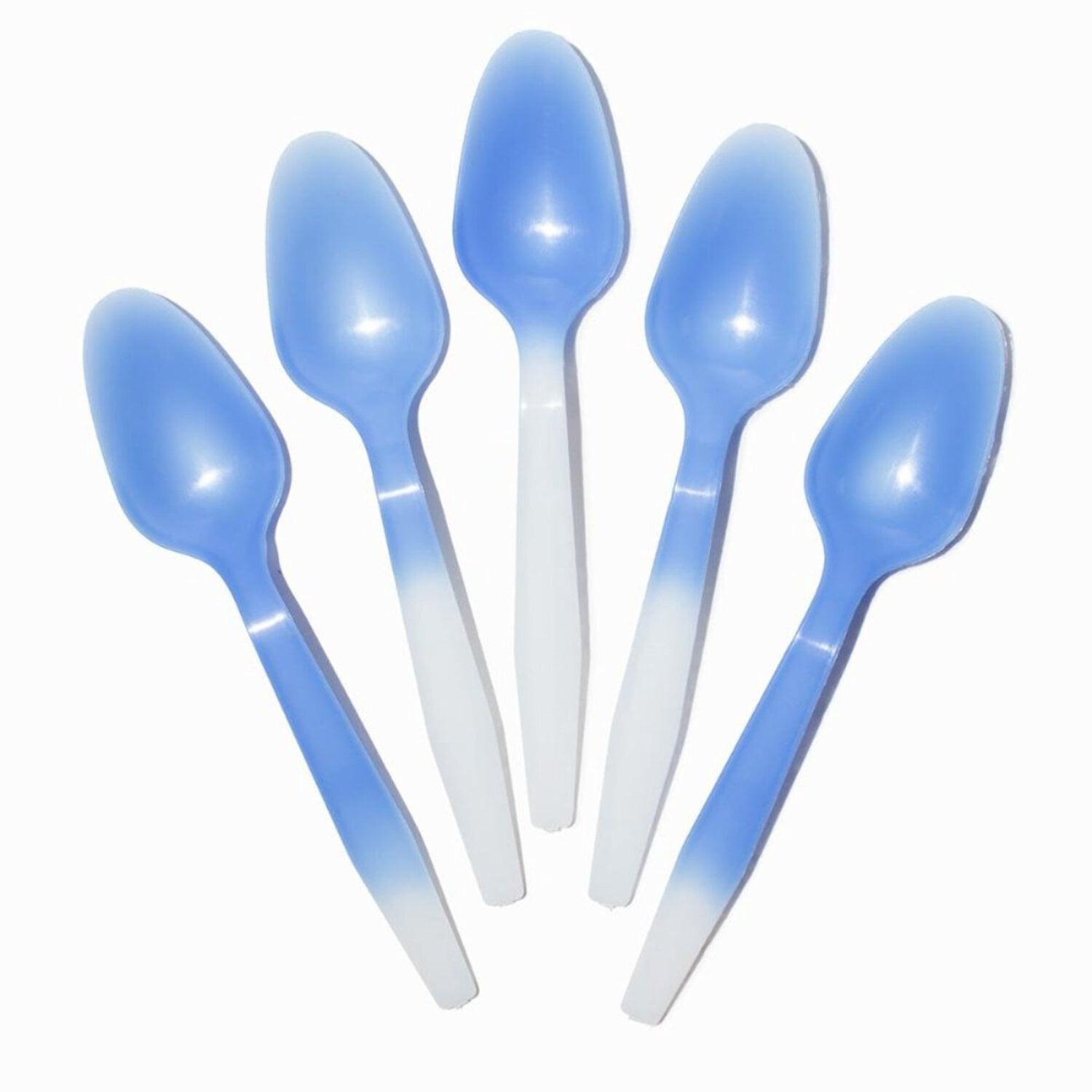 UNIQ Crazy Color Changing Spoons - White to Blue - 1000/Case - Walmart.com
