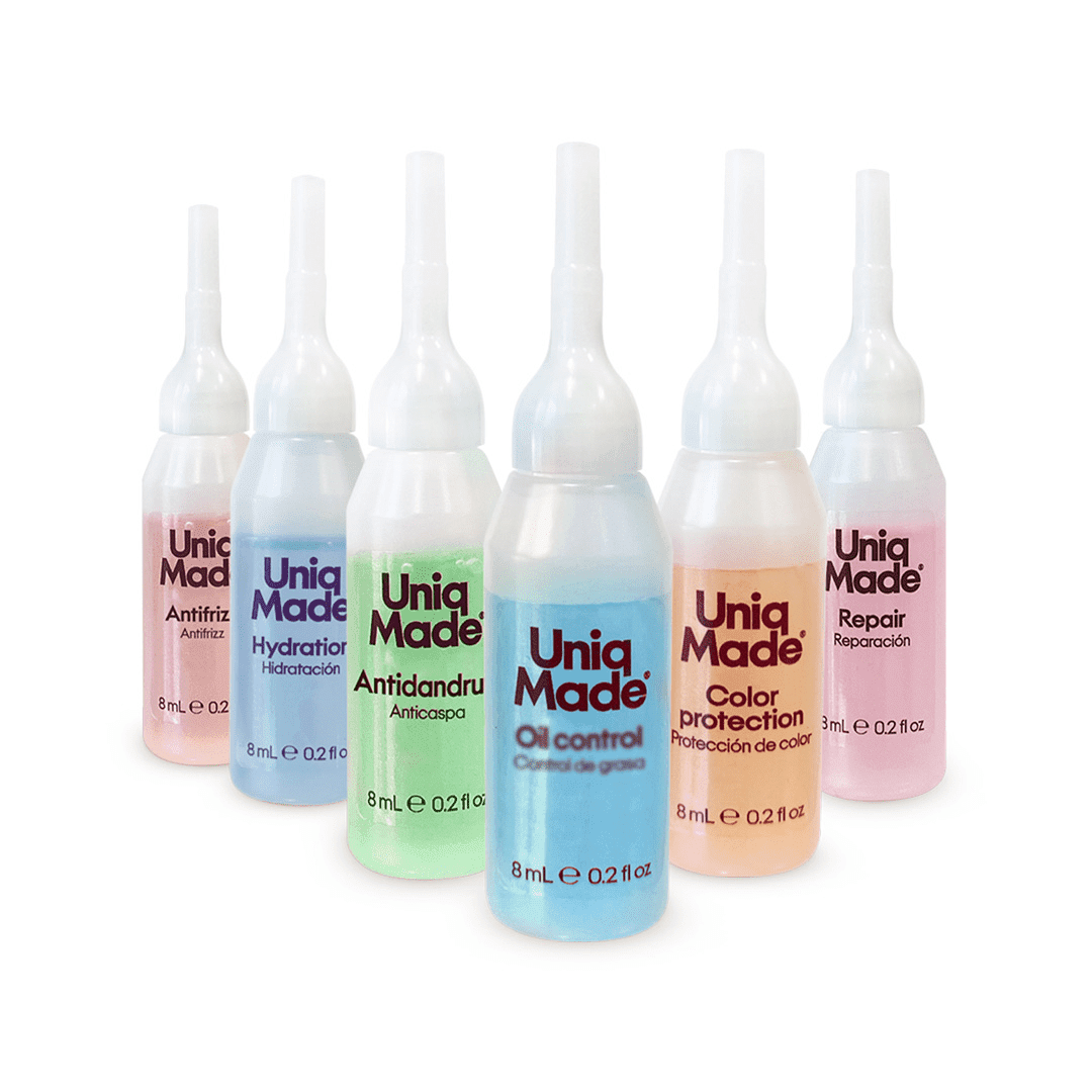 Uniq Made Antidandruff Boosters Hair Treatment, 0.2 fl oz, 6 Piece Set ...